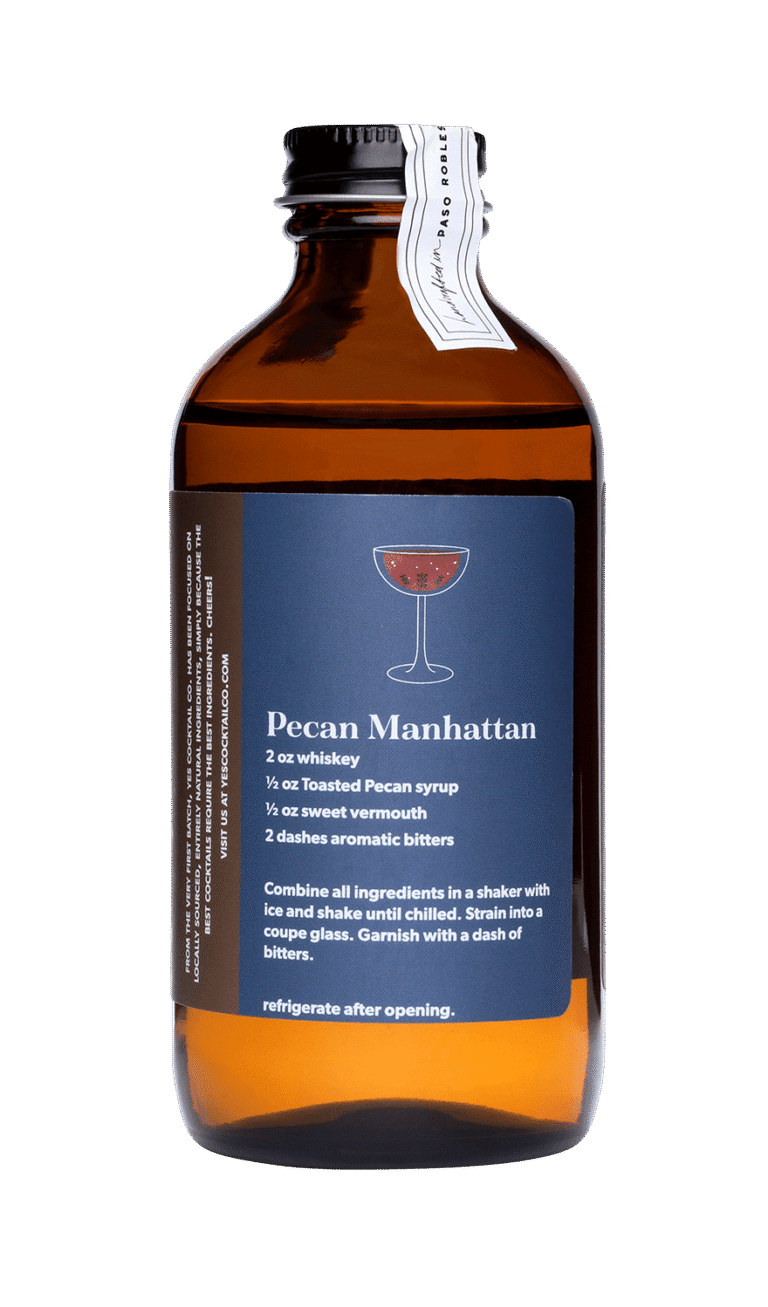 Toasted Pecan Syrup | Pecan Cocktails | Yes Cocktail Co.