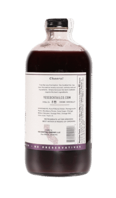 Blackberry Pomegranate Cocktail Mixer - Yes Cocktail Co.