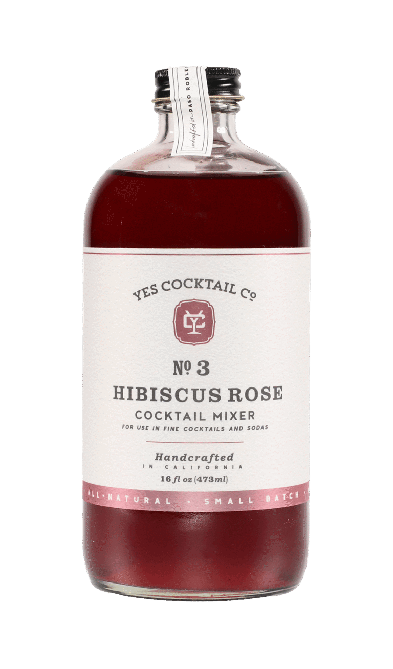Spring Seasonal: Hibiscus Rose Cocktail Mixer - Yes Cocktail Co.